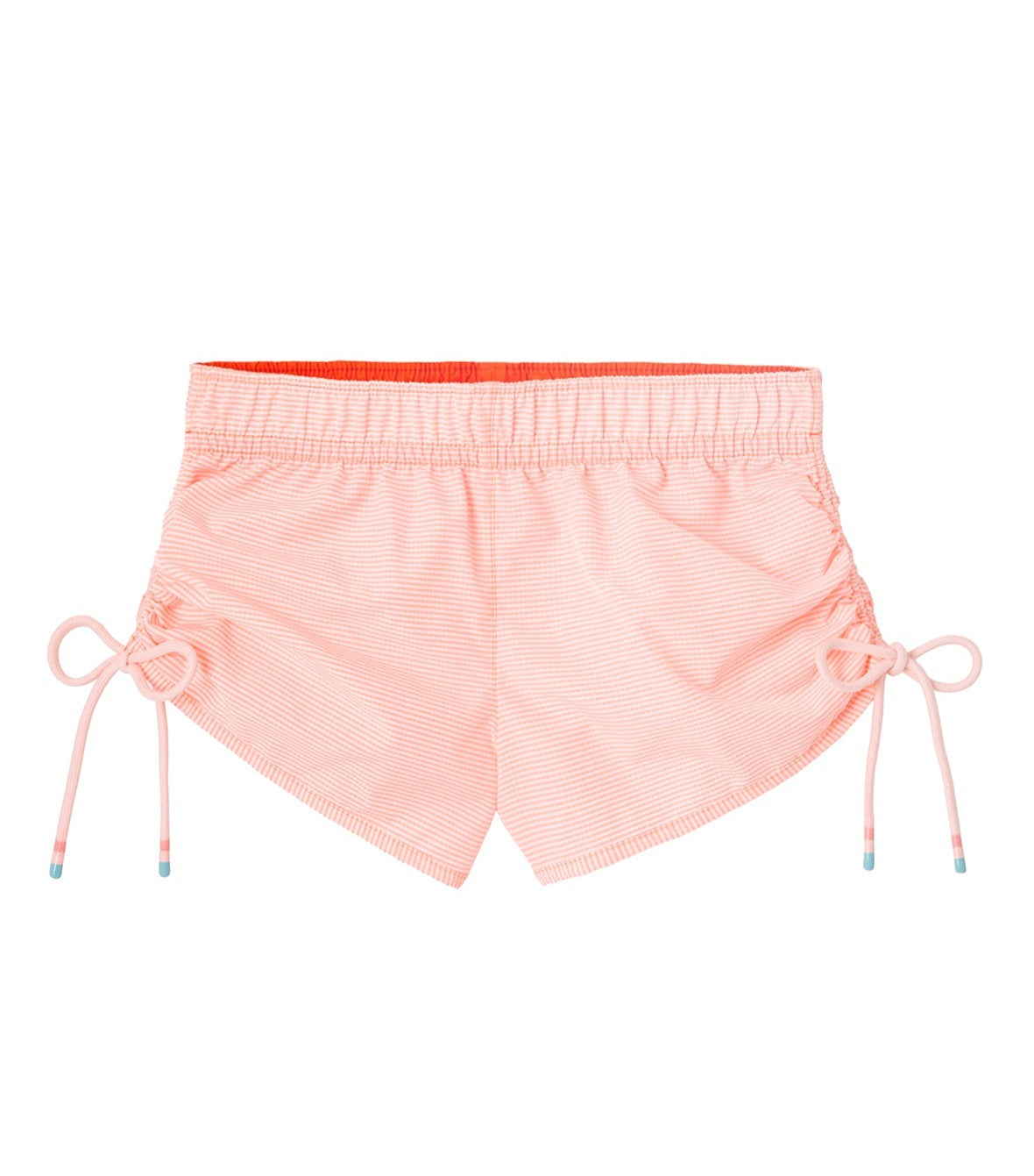 CHECK FLUO ORANGE SURF SHORTS – SK